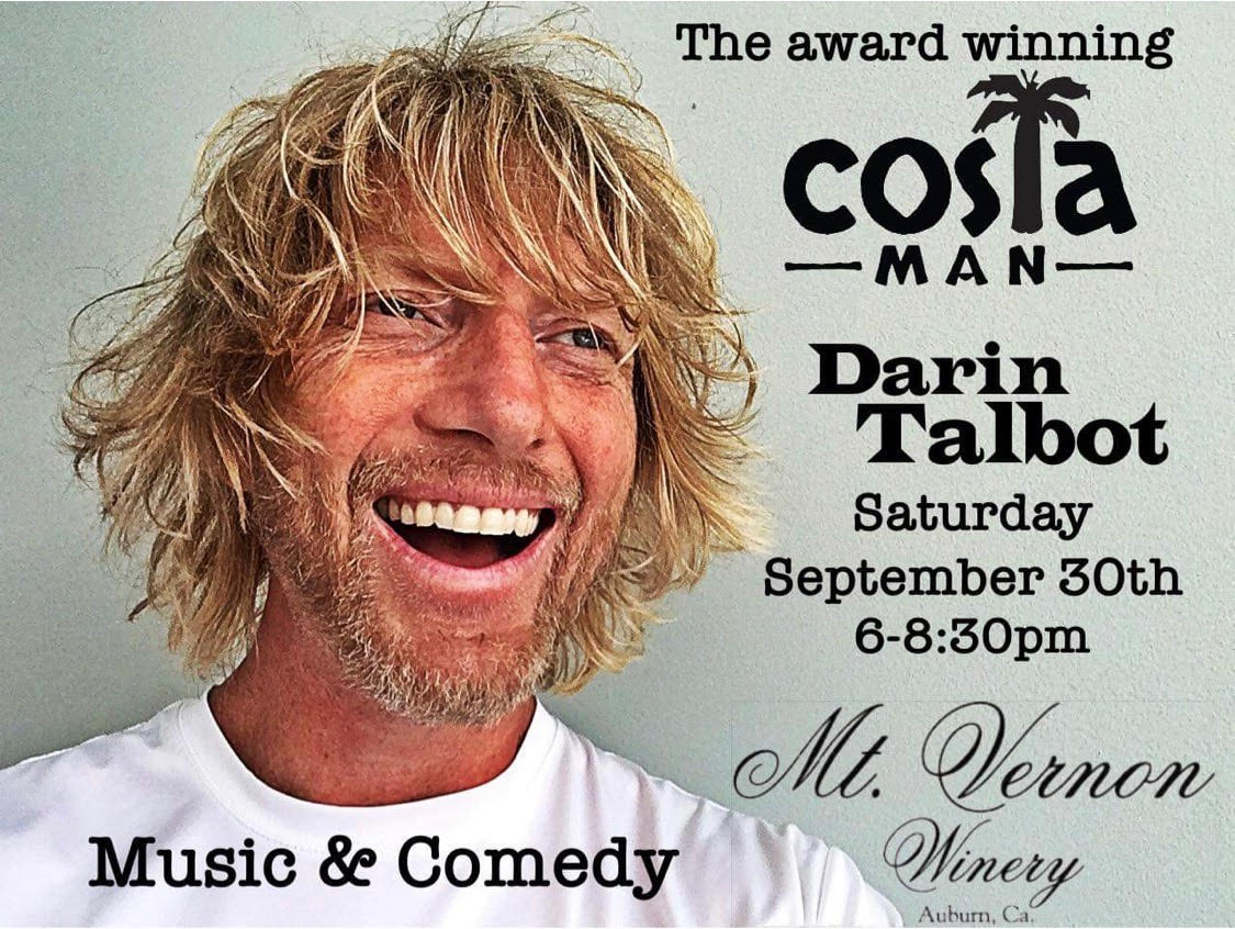 Live Evening Concert with Costa Man Darin Talbot | Welcome to Mt ...